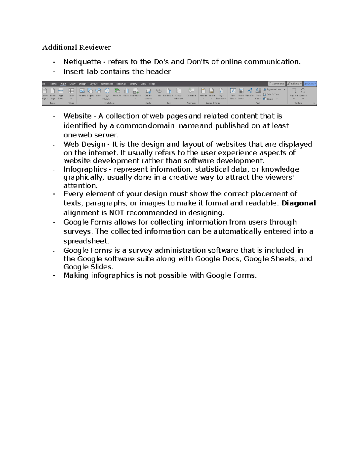 Additional Reviewer - Netiquette and Web Design Insights - Studocu