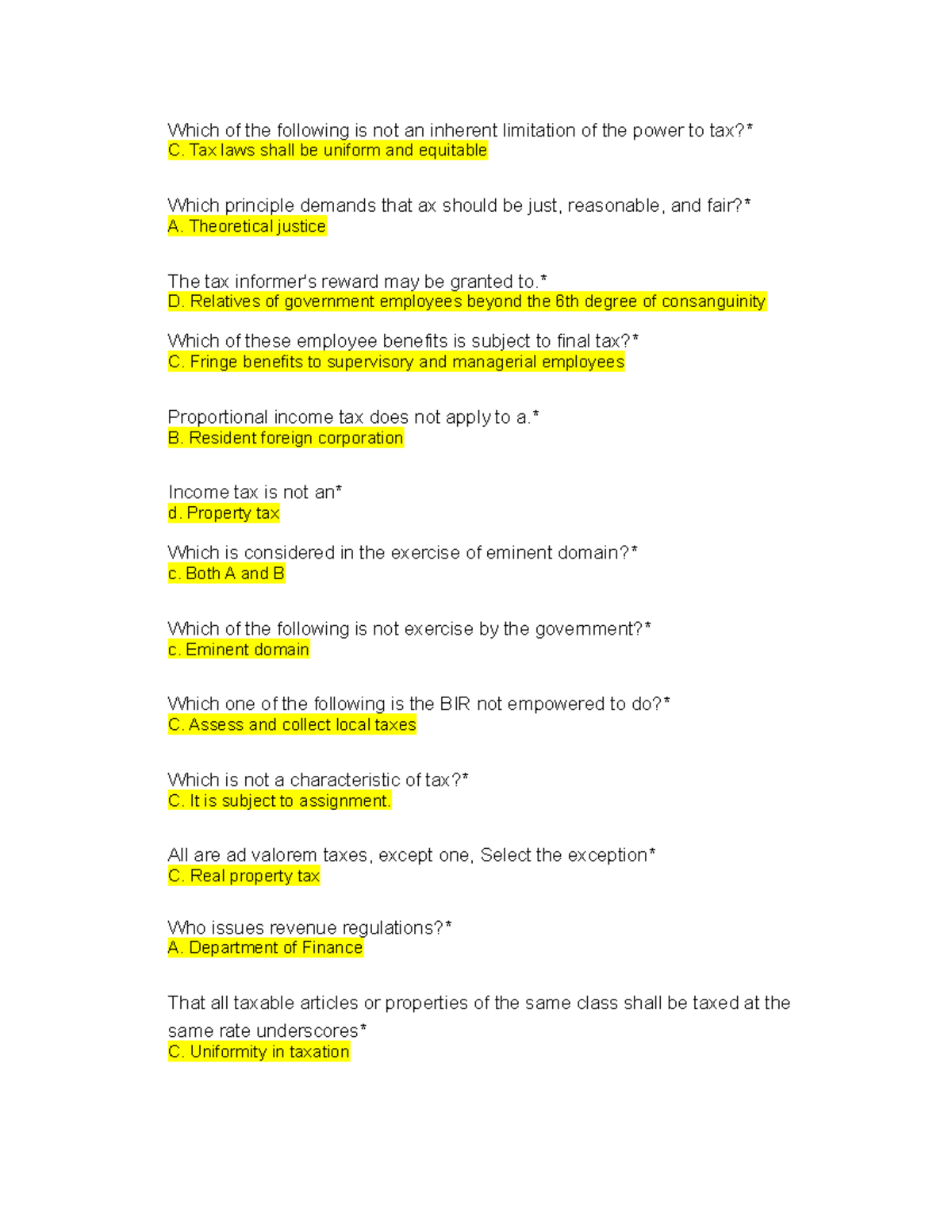 Income Taxation - Problem Solving Guide for Students - Studocu