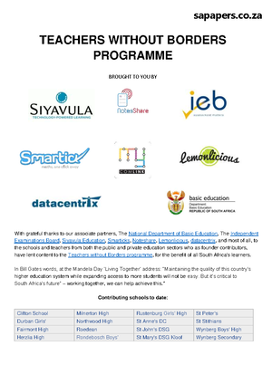 Mathematical Literacy Grade 10 June Exam Memo 2023 - Studocu