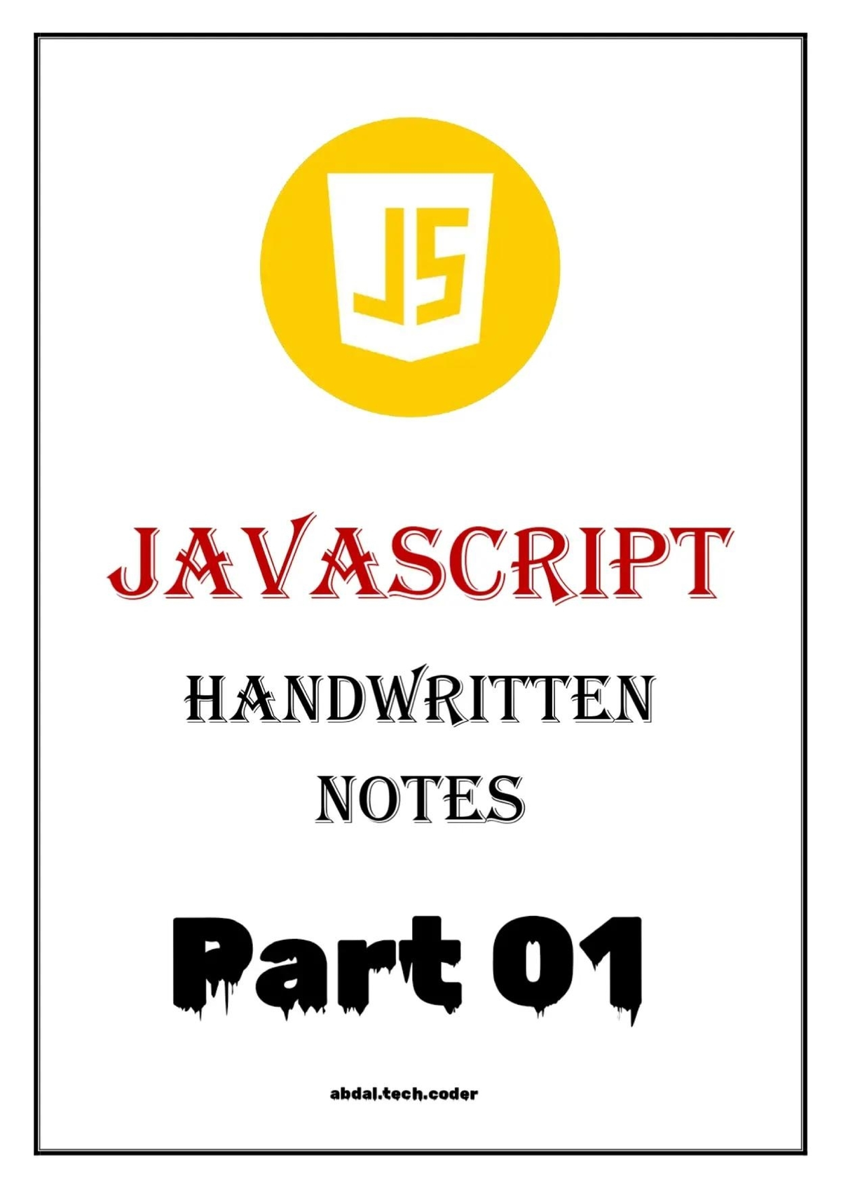 Java - Good - US JAVASCRIPT HANDWRITTEN NOTES art 01 abdal.tech ...