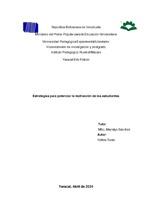 Manual UPEL 2022 - REPÚBLICA BOLIVARIANA DE VENEZUELA UNIVERSIDAD ...