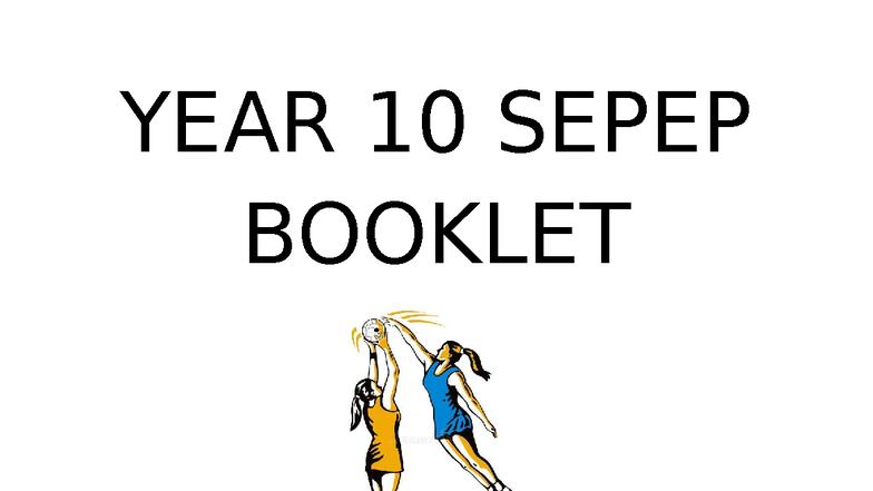 YEAR 10 SEPEP Program Overview and Competition Guide 2025 - Studocu