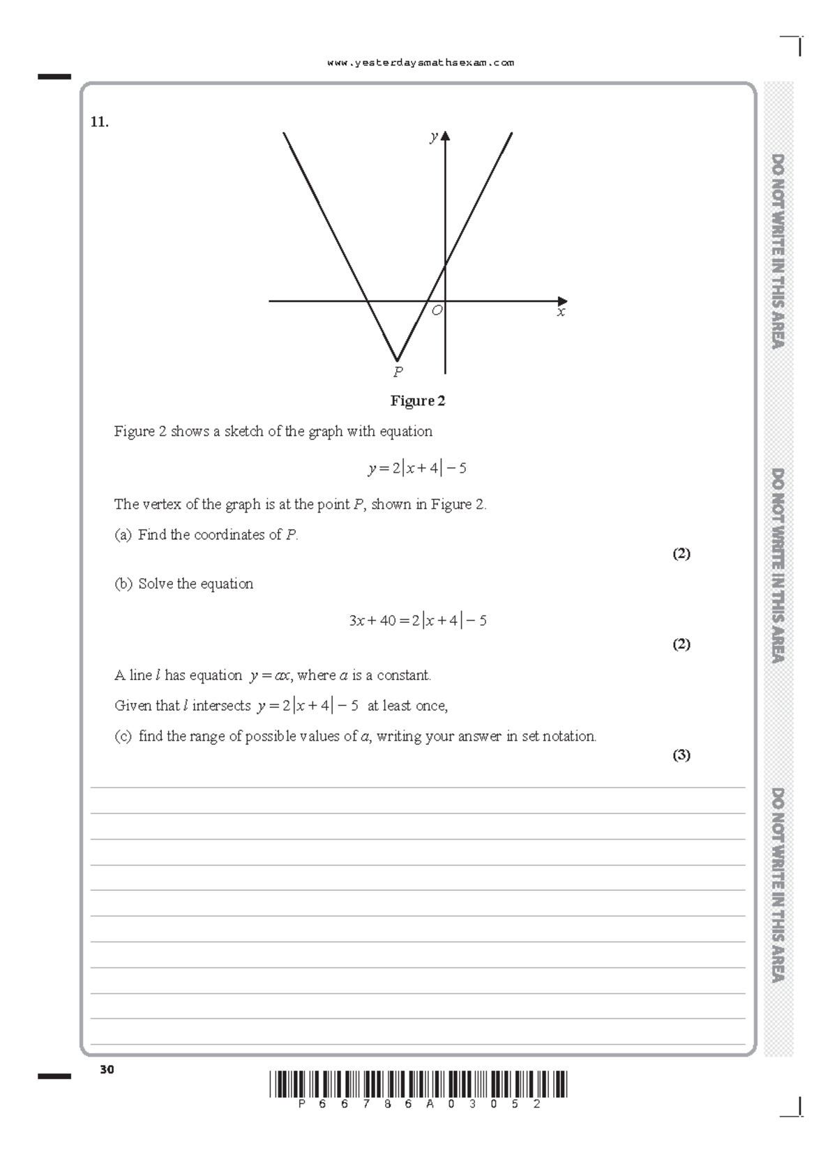 Modulus Functions Exam Questions (Math 101) - Practice and Solutions ...