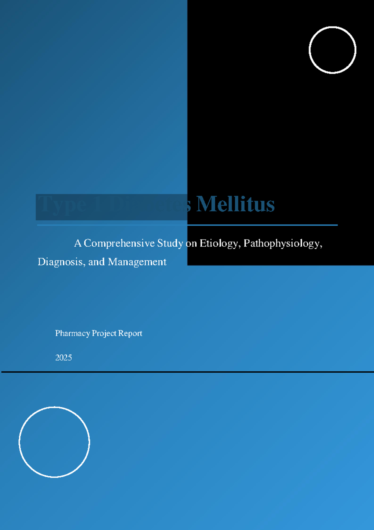 Type 1 Diabetes Mellitus: Comprehensive Study & Management - Pharmacy ...