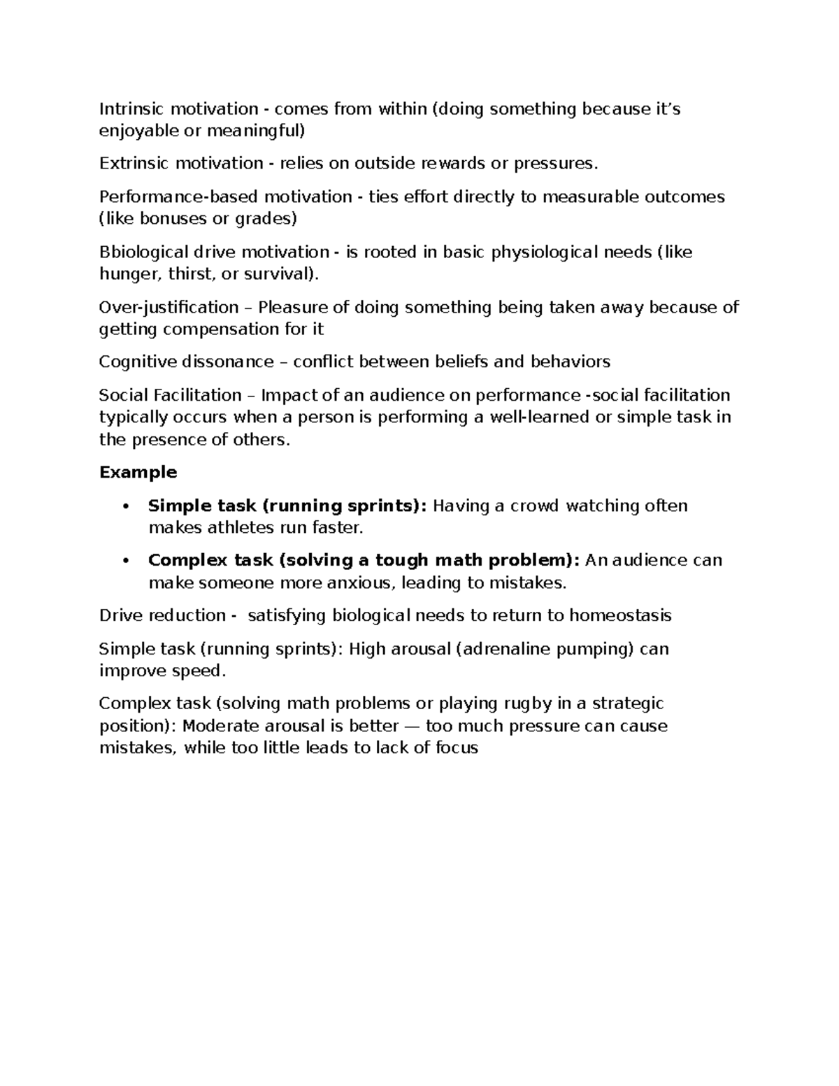 Exam Notes - Final: Understanding Motivation and Group Dynamics - Studocu