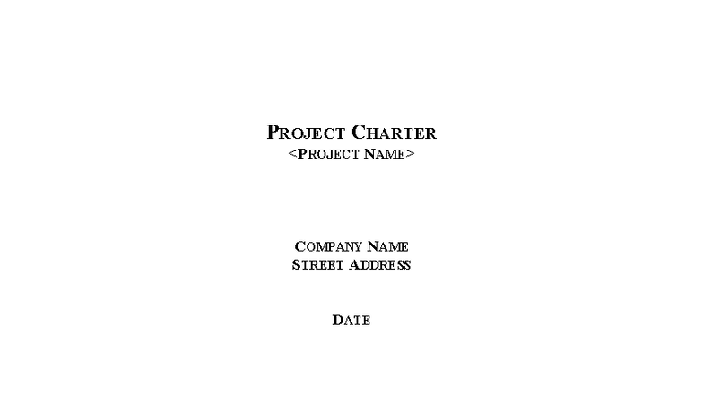 ISA Project Charter Template: Enhancing Intranet Security - Studocu