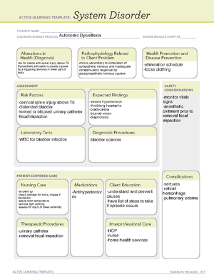 Active Learning Template Nursing Skill Form Tracheostomy care - ACTIVE ...