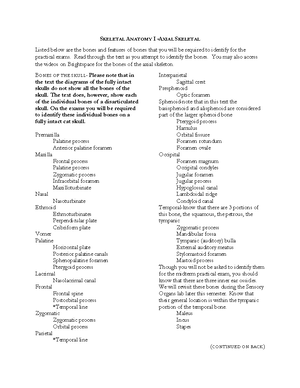 Skeletal Anatomy II: Appendicular Skeleton Practical Exam Guide ...