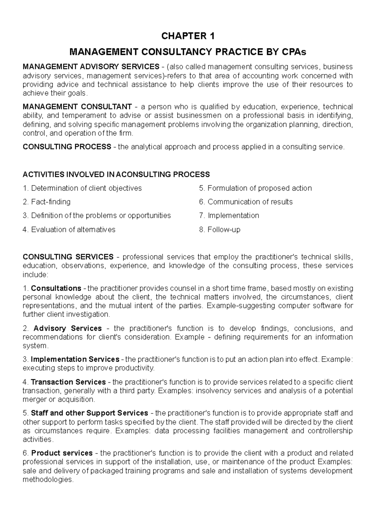 Management%20Consultancy - CHAPTER 1 MANAGEMENT CONSULTANCY PRACTICE BY ...