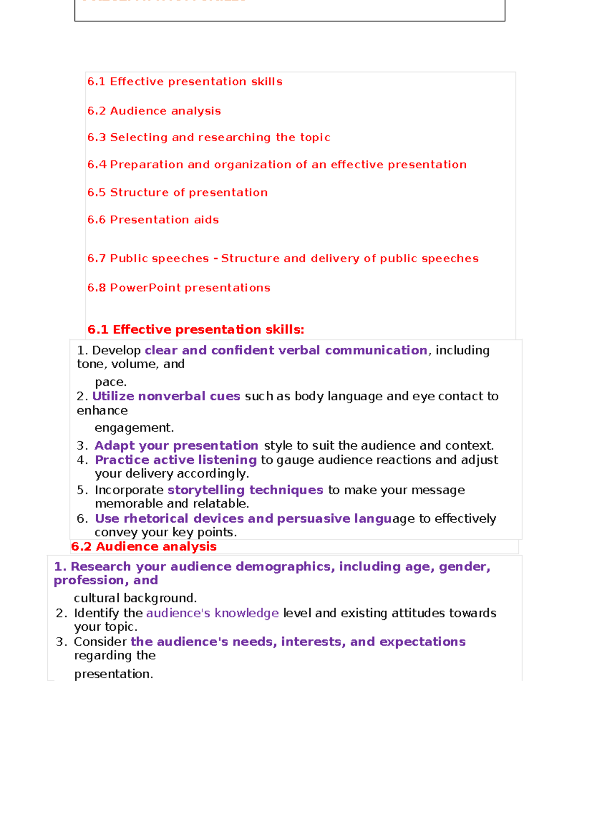 6 Presentation Skills: Mastering Effective Communication Techniques ...