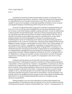 Pagbasa AT Pagsusuri Research Paper Draft - INTRODUKSIYON Kaligiran ng ...