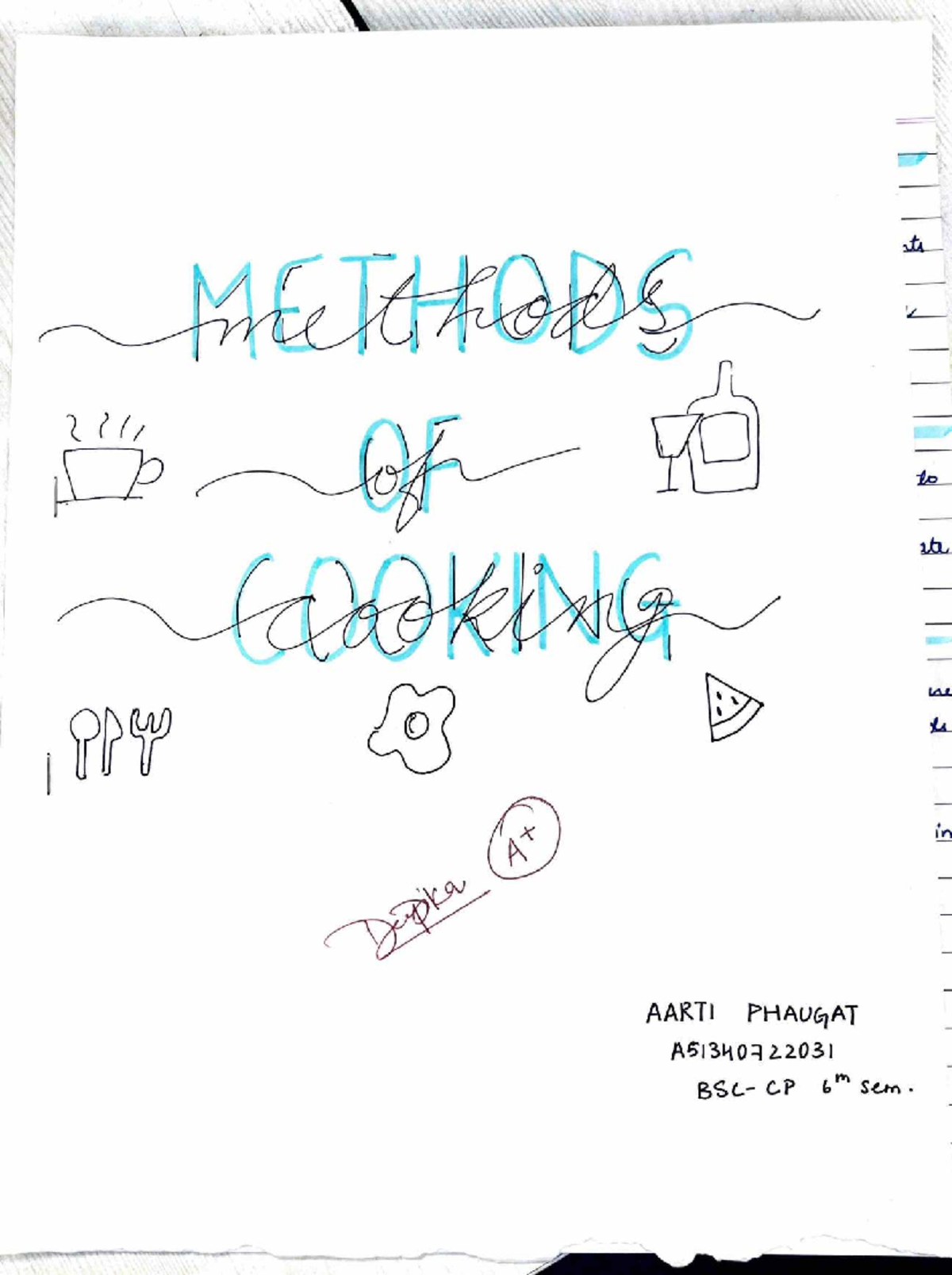 Cooking Methods Overview - Yyt - Studocu