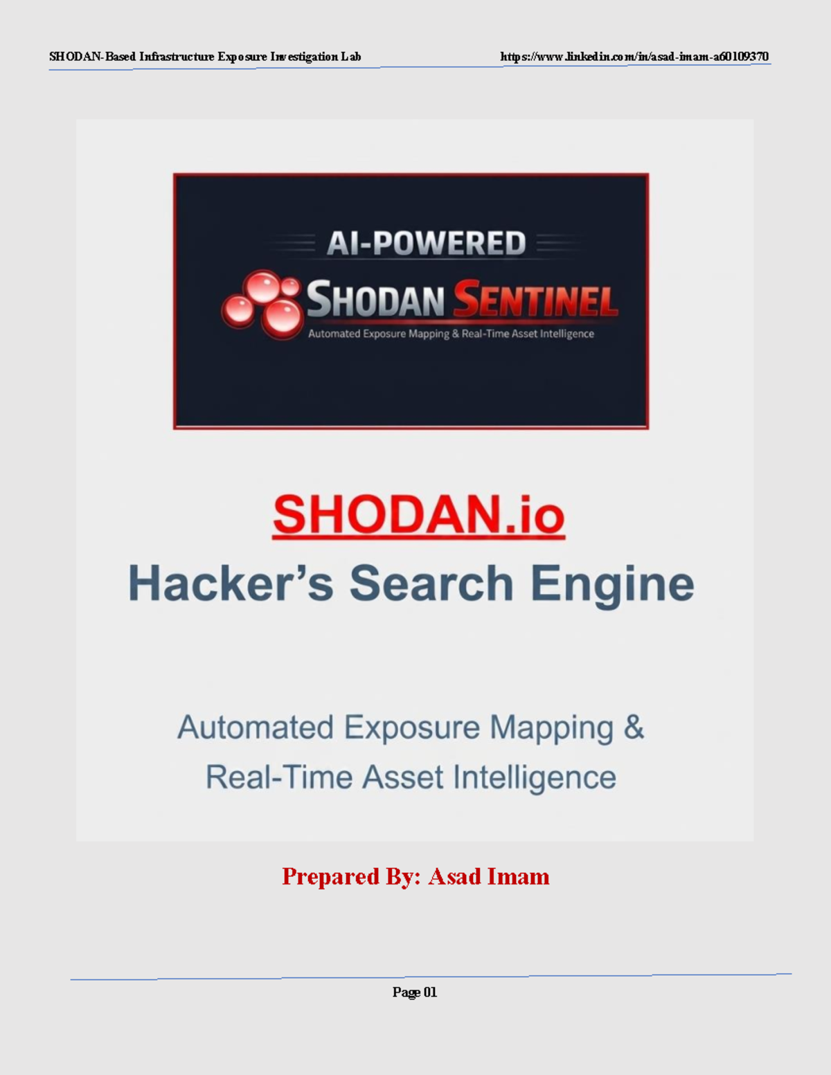 INF 301: Infrastructure Exposure Investigation Lab Report - Studocu