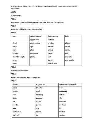 Focus 4 2E Test Unit4 Answers - Test – Answer Key Unit 4 © Pearson ...