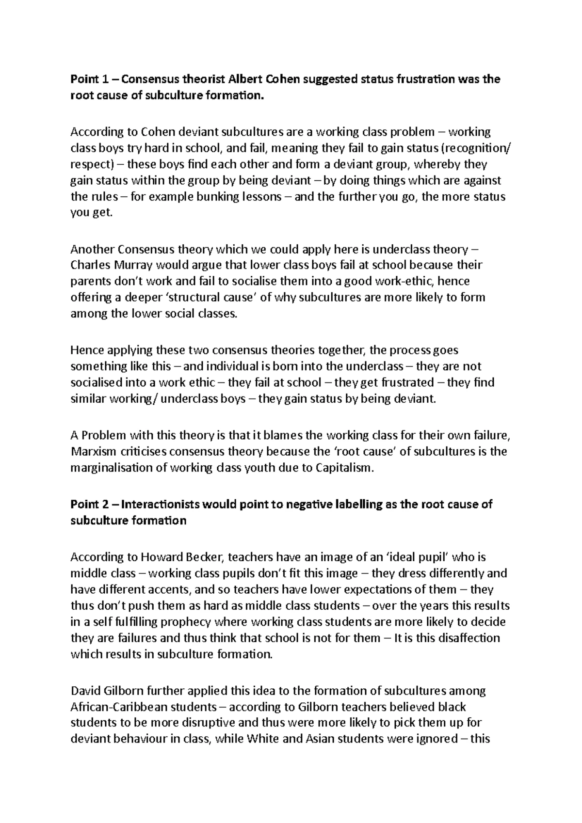 Charles Murray - the Underclass theory of crime - An American ...