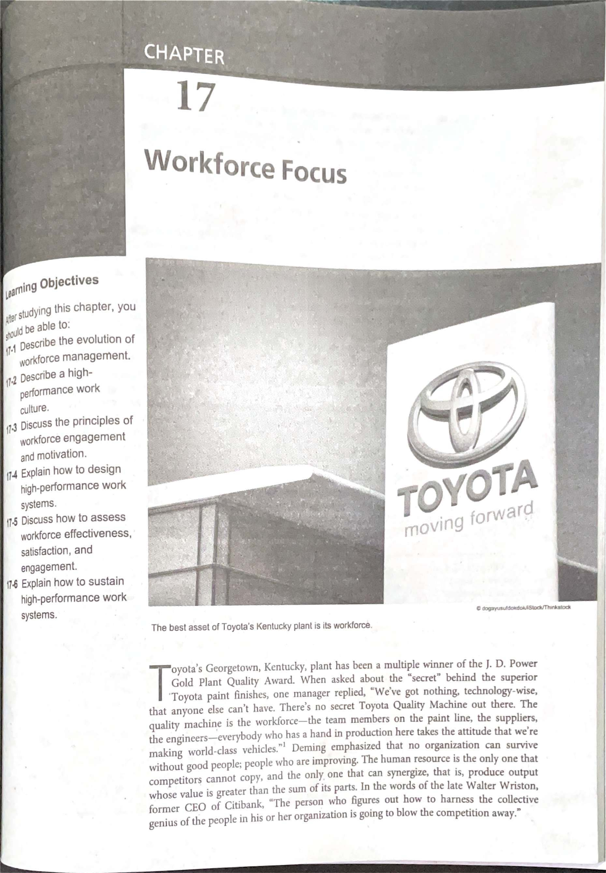CHAPTER 17 Workforce Focus: Key Insights on Management and Engagement ...