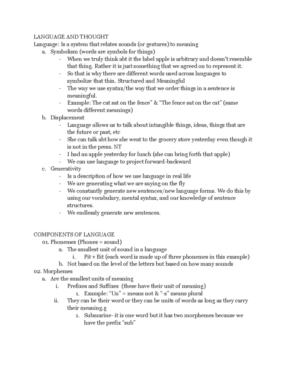 Psychology 101: Language Development and Cognitive Theories Explained ...