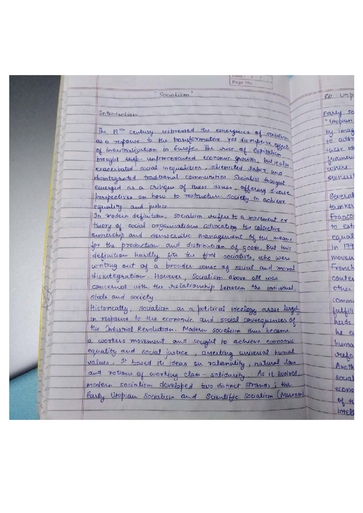 Socialism: Early Utopian vs. Scientific Socialism (Course Code: SOC101 ...