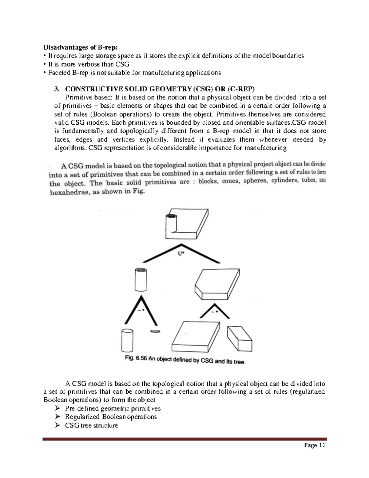 CAD Module 4 Part 2 - Lecture notes Computer Aided Design And Analysis ...