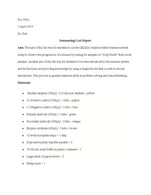 Lab report format guide - Microbiology Lab Report format To write a lab ...