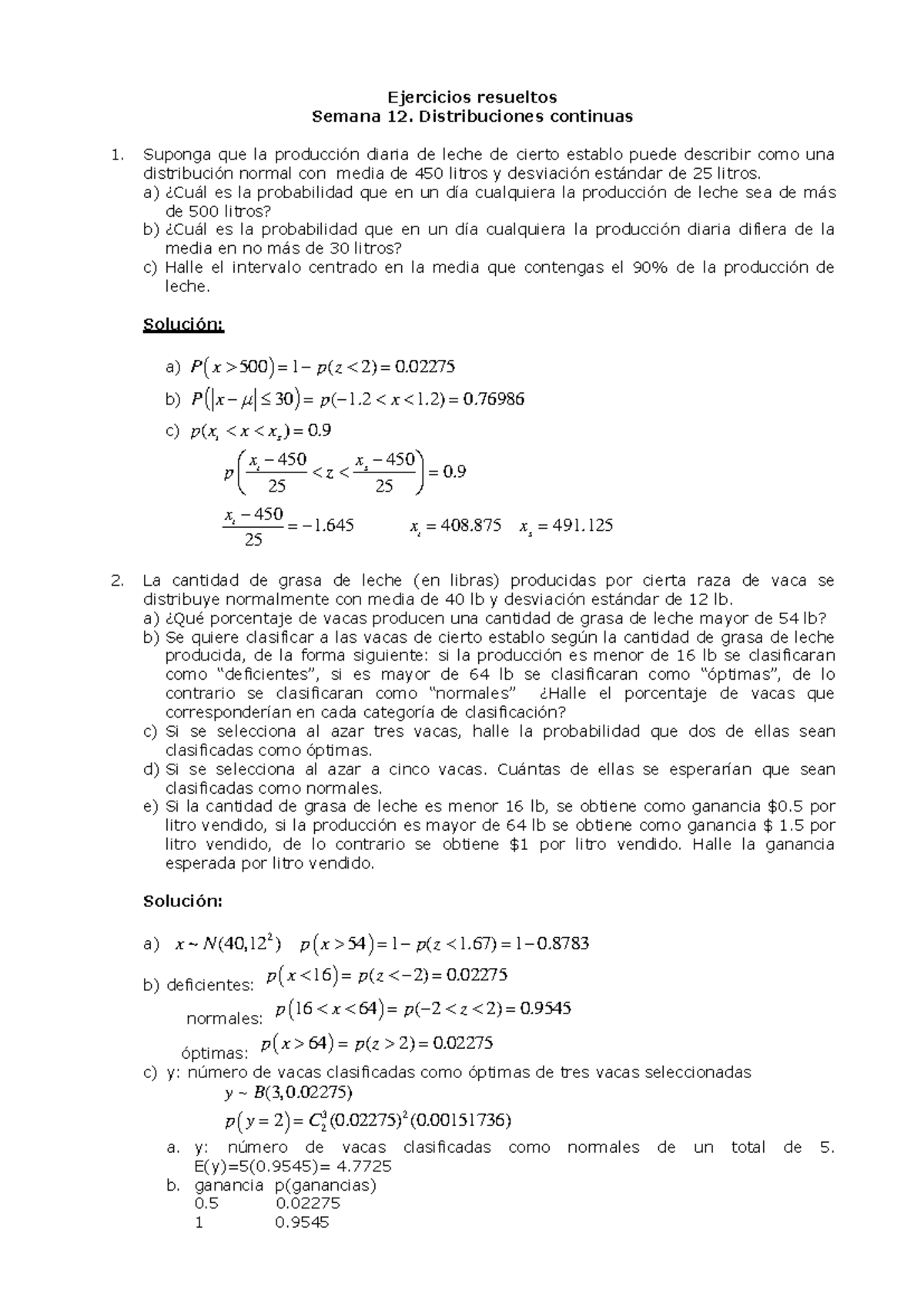 EG ER Semana 12 - Ejercicios resueltos - Ejercicios resueltos Semana 12 ...