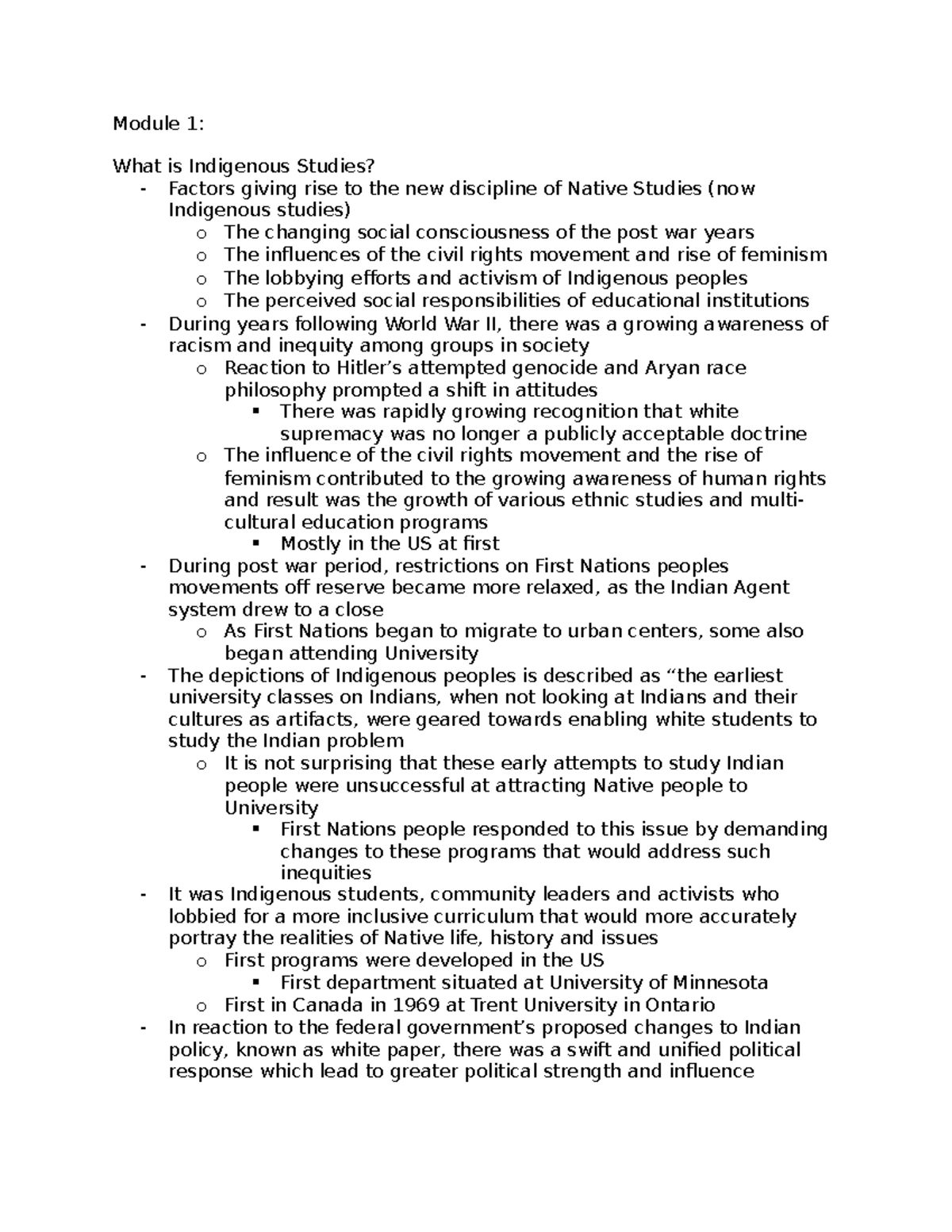 Indigenous Studies 107 - Module 1: What is Indigenous Studies ...