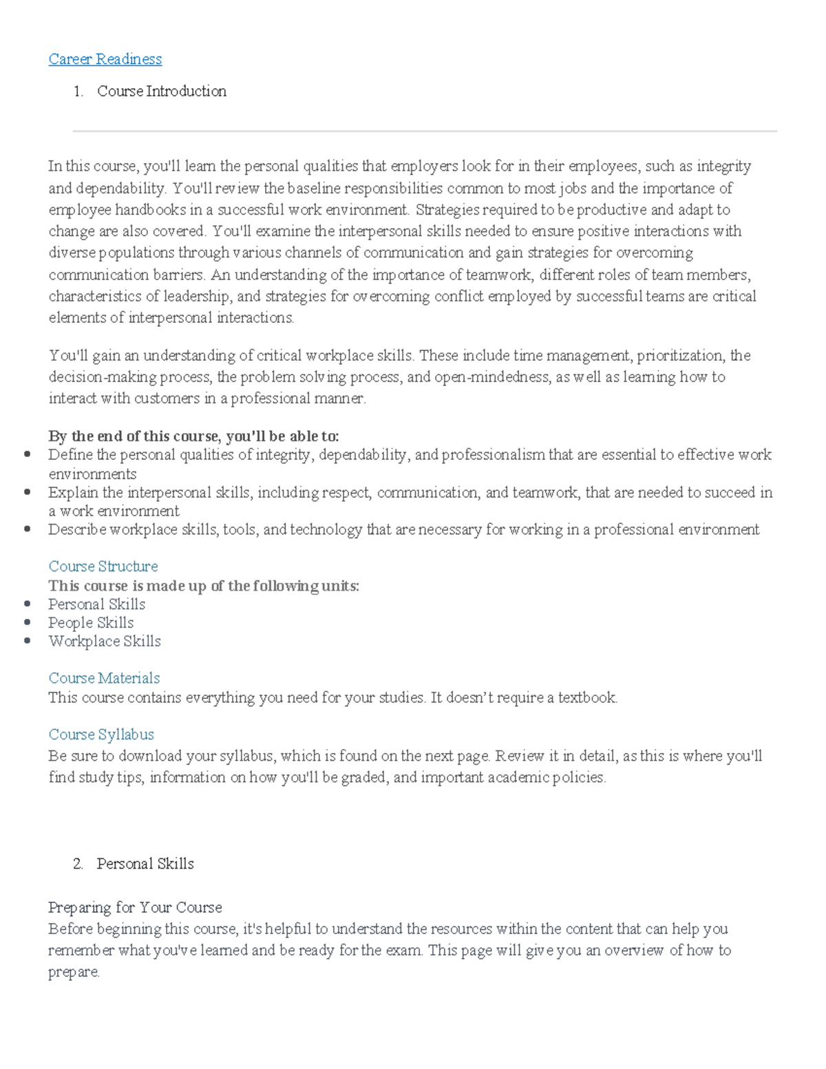 Workplace Skills: Career Readiness - Time Management & Communication ...