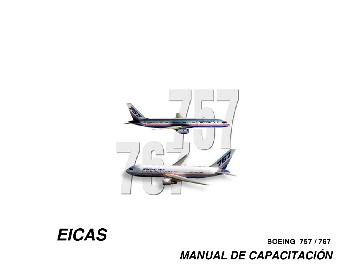 02-B767 EICAS y WEU: Repaso para el Examen Final - Studocu