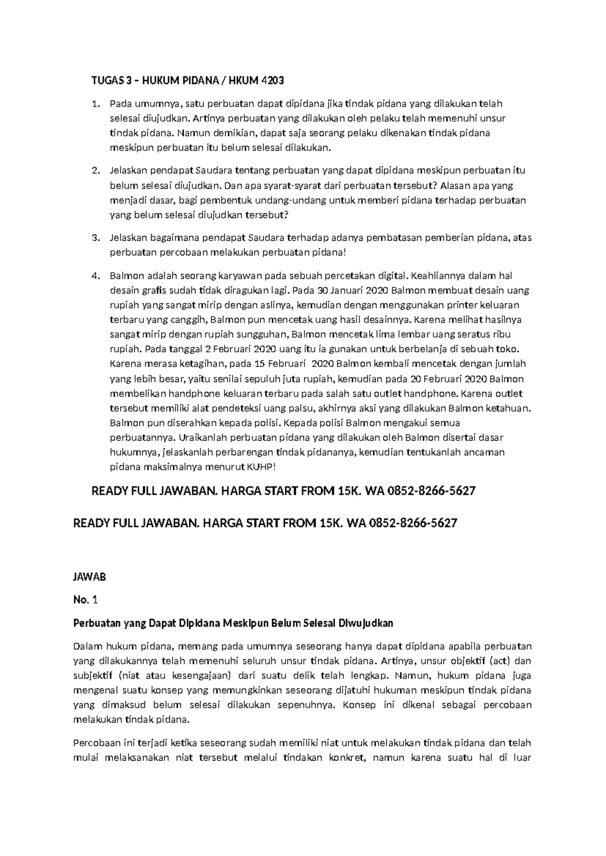 Tugas Tutorial 3 - Manajemen Operasi EKMA4215 3 SKS Periode 2025.1 - Studocu