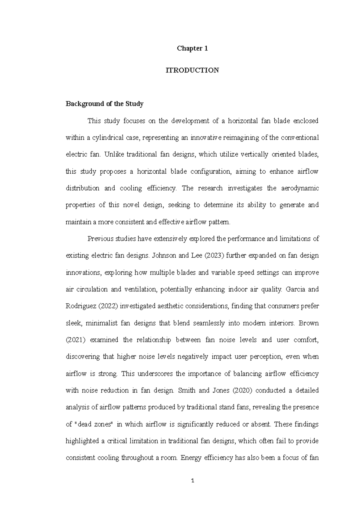 Cylindrical Electric Fan Design Proposal: Enhancing Airflow Efficiency ...