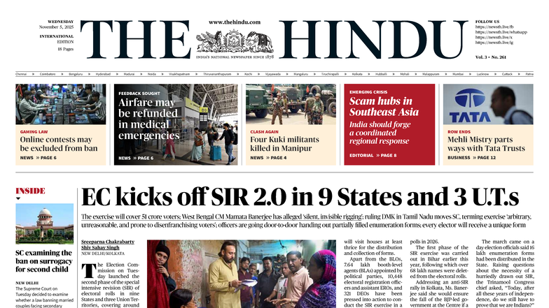Hindu International News - November 5, 2025: Key Updates and Insights ...