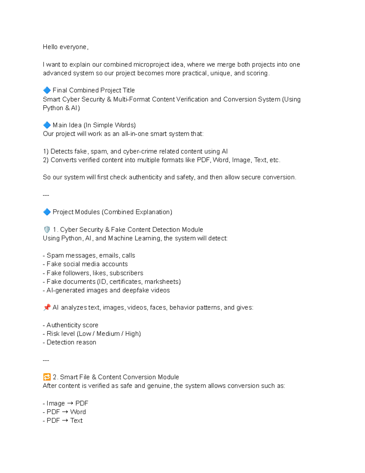 Final Combined Project: Smart Cyber Security Content Verification ...