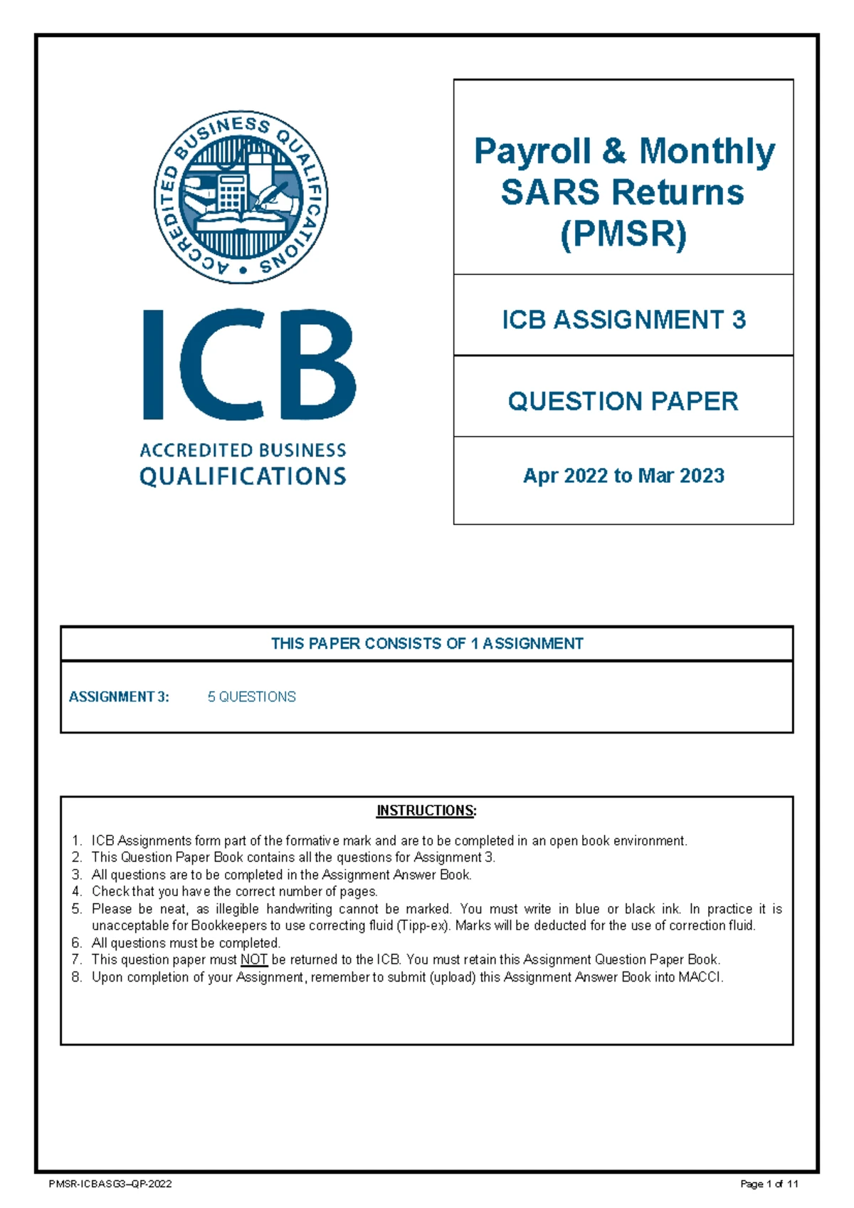 ICB Timetable 2025: Exam Dates & Venues for International Students ...