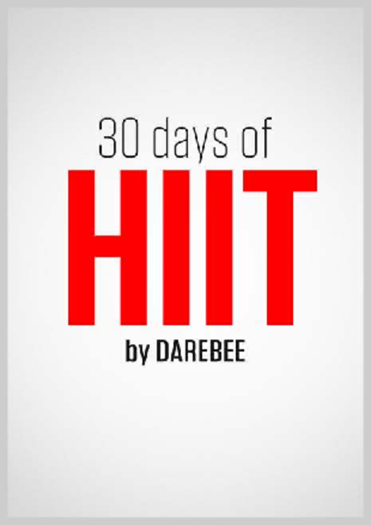 30 Days of HIIT Workout Plan - Level 3 & Level 2 - Studocu