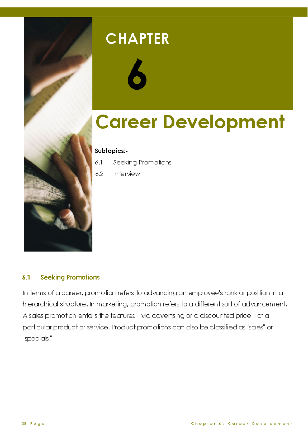 Chapter 6: Career Development & Interview Strategies (ENG Essentials ...