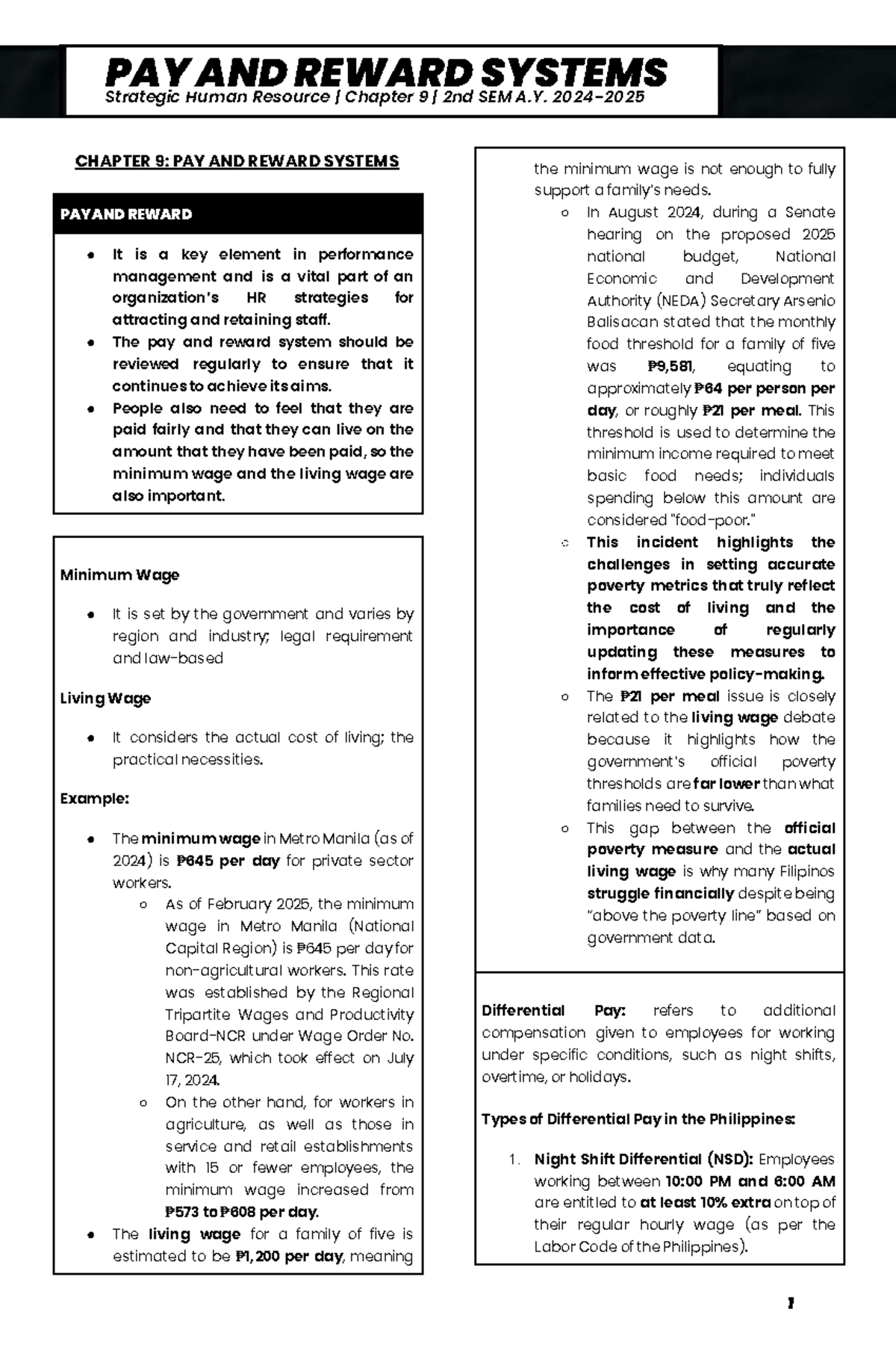 Chapter 9 Pay and Reward Systems - Google Docs - Strategic Human ...