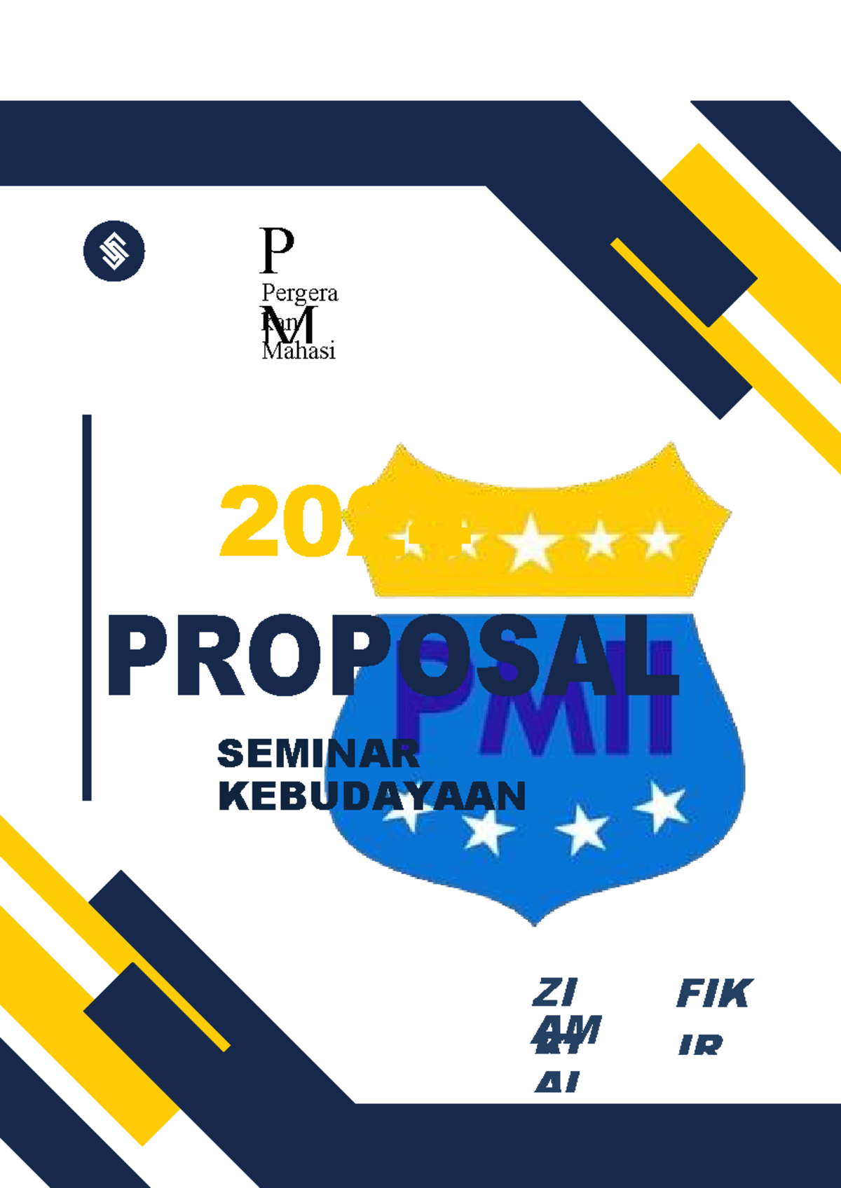 Cover PMII - asksj - Management - 2024 PROPOSAL SEMINAR KEBUDAYAAN P M ...