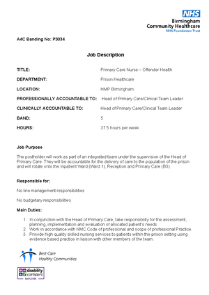 This assessment - The Part 1 summative episodes of care (final ...