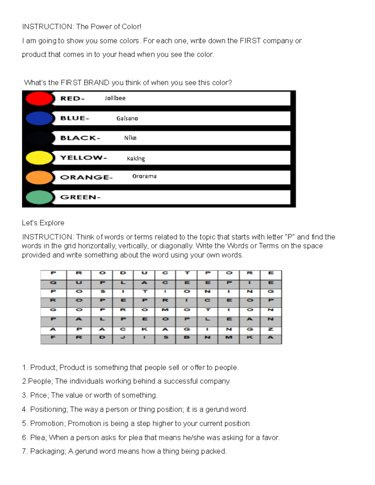 Module 5 Entrep - Lecture Notes on Color and Branding - Studocu