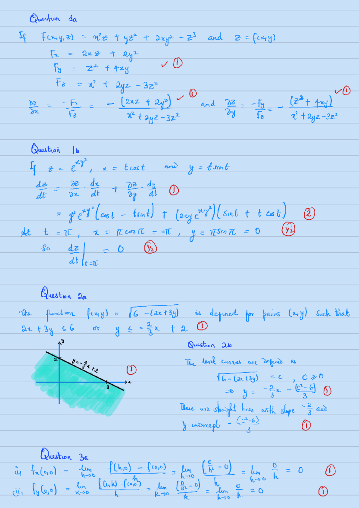 Test 1 Memo - Analysis of Function Definitions and Properties - Studocu