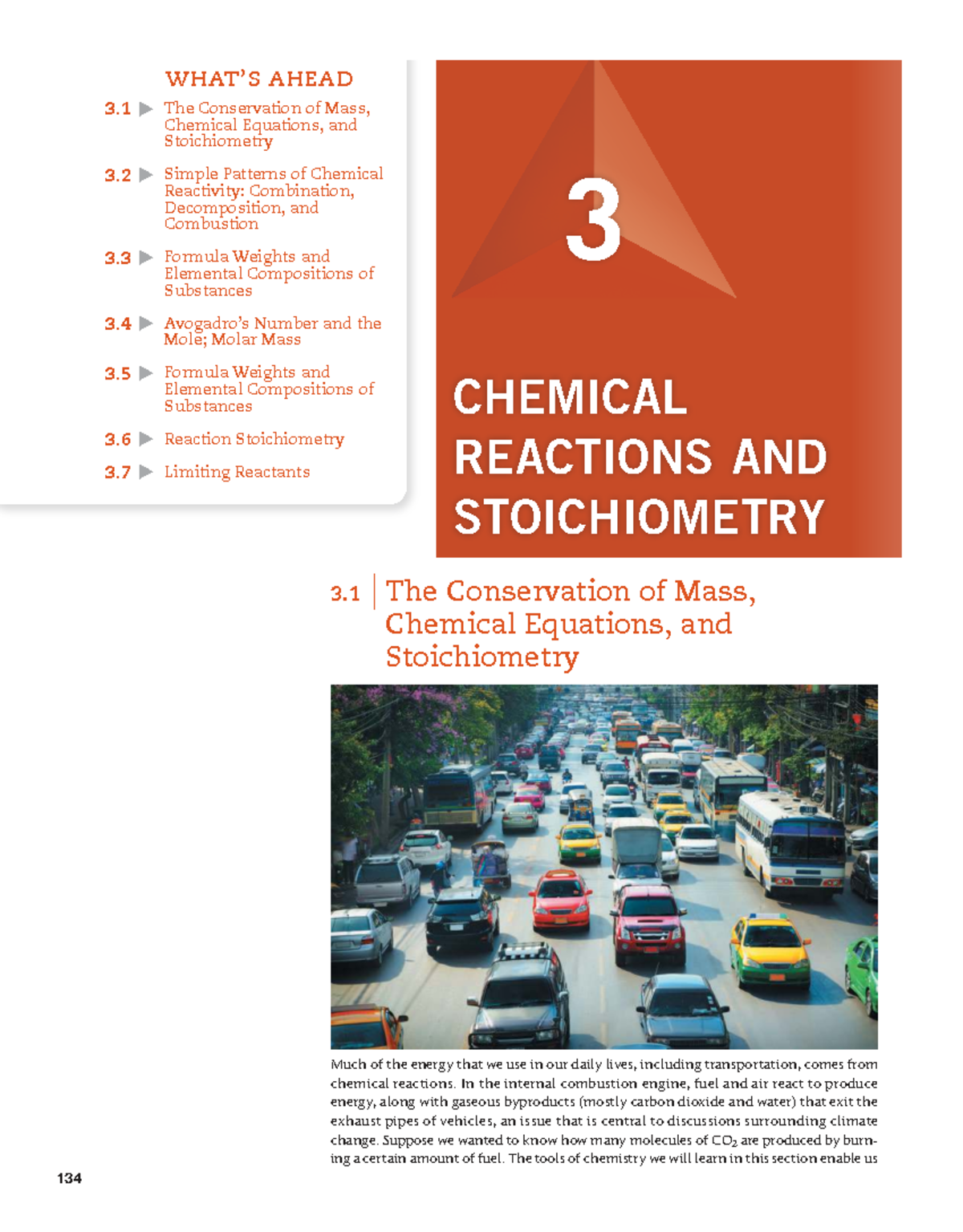 AHEAD 3.1 Chemical Reactions and Stoichiometry: Conservation of Mass ...