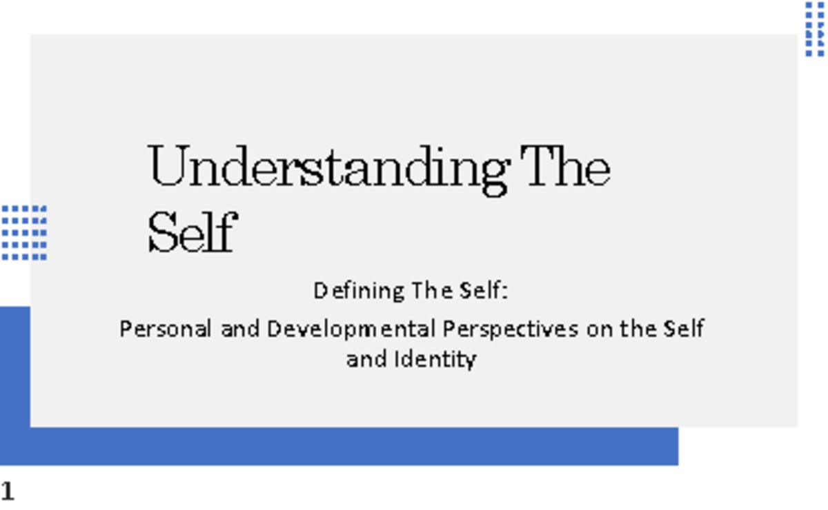 Personal and Developmental Perspectives - Understanding The Self ...