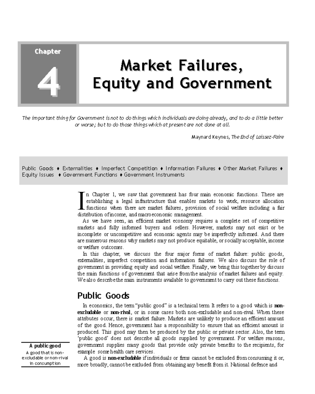 Econ 3 - 322 - 56 Part 2 Markets and Government C C hhaa pp tt ee rr 44 ...