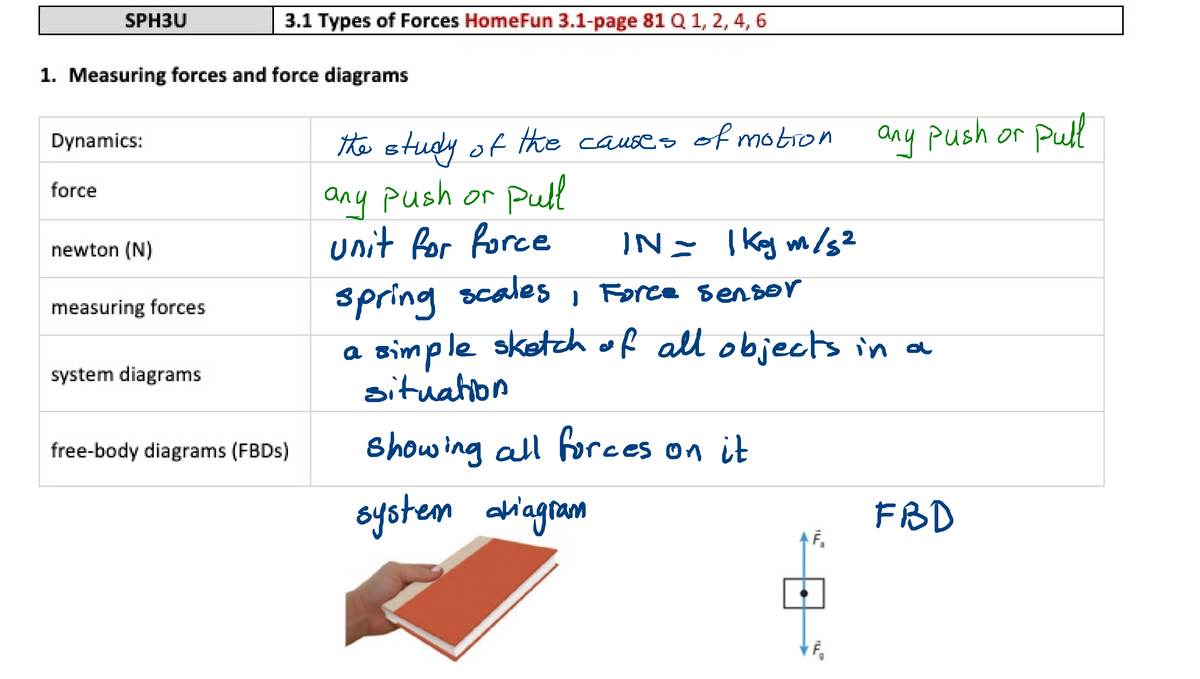 SPH3U CH 3 Newton's Laws of Motion 2102023 951 AM - Studocu