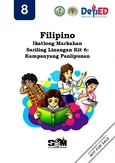 Q4 Filipino 8 Module 6 - Filipino Ikaapat na Markahan Sariling Linangin ...