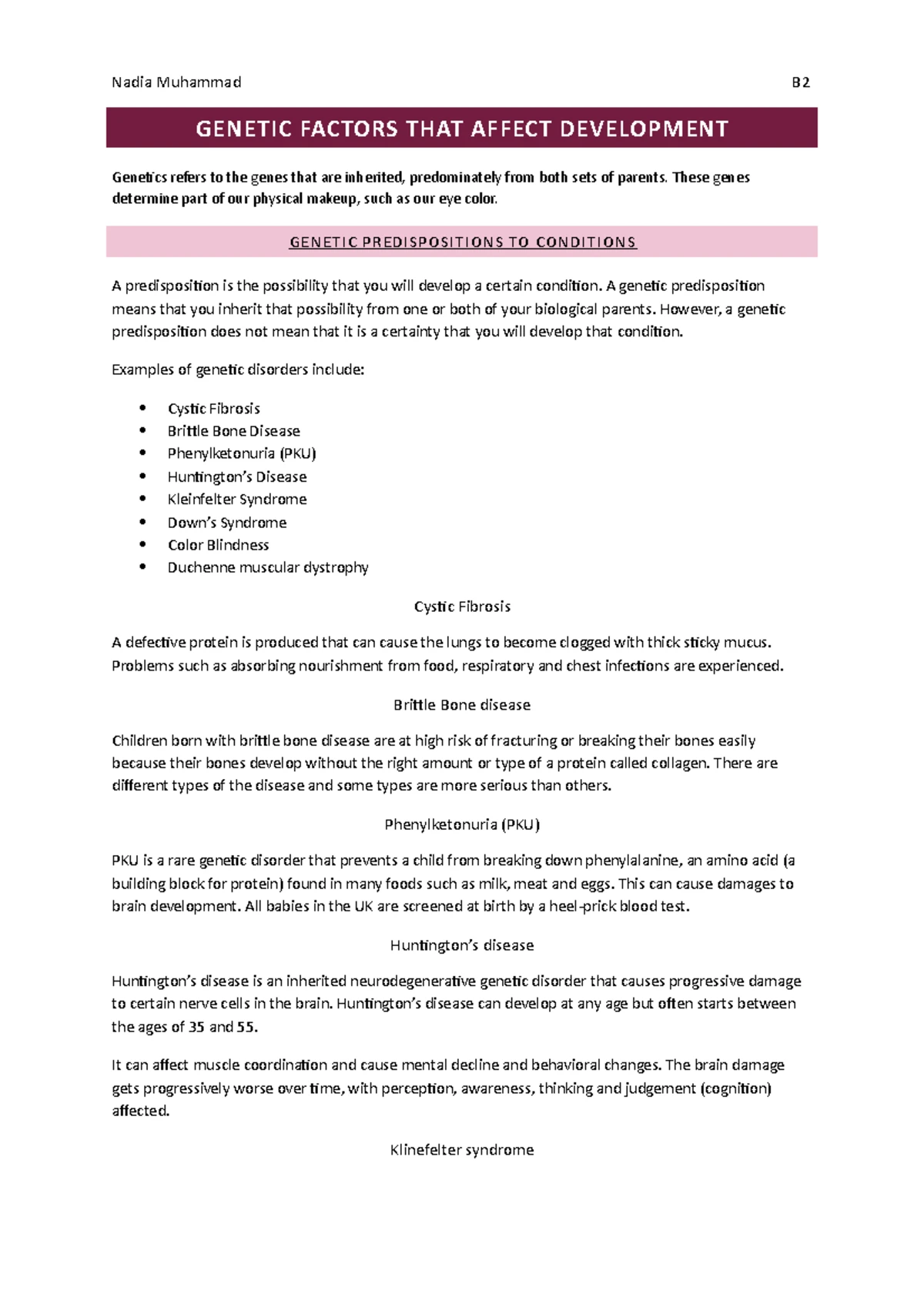 Health and Social Care Unit 1 Theories - Health and Social Care ...