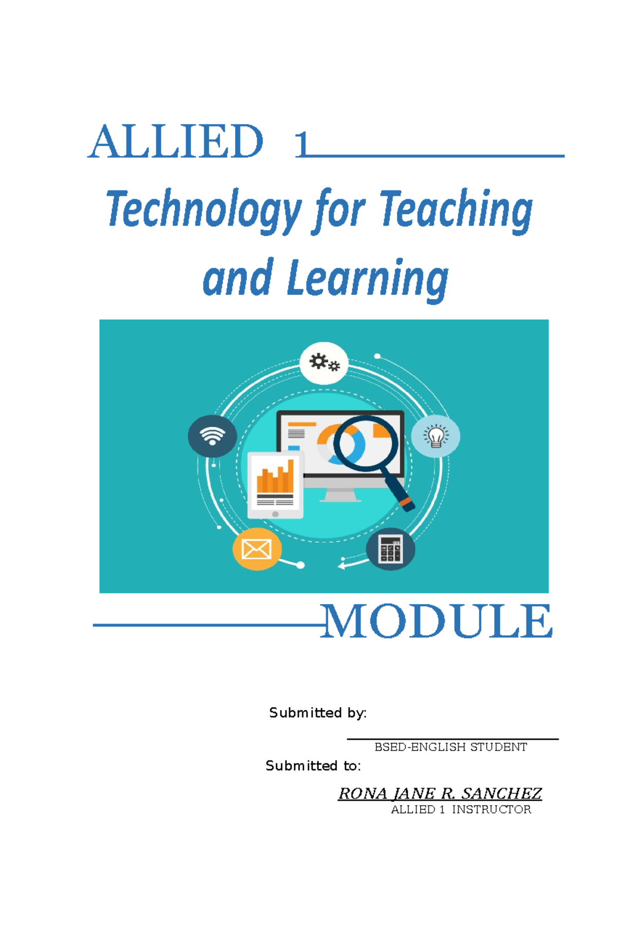Module technology for teaching and learningpdf - ALLIED 1 Technology ...