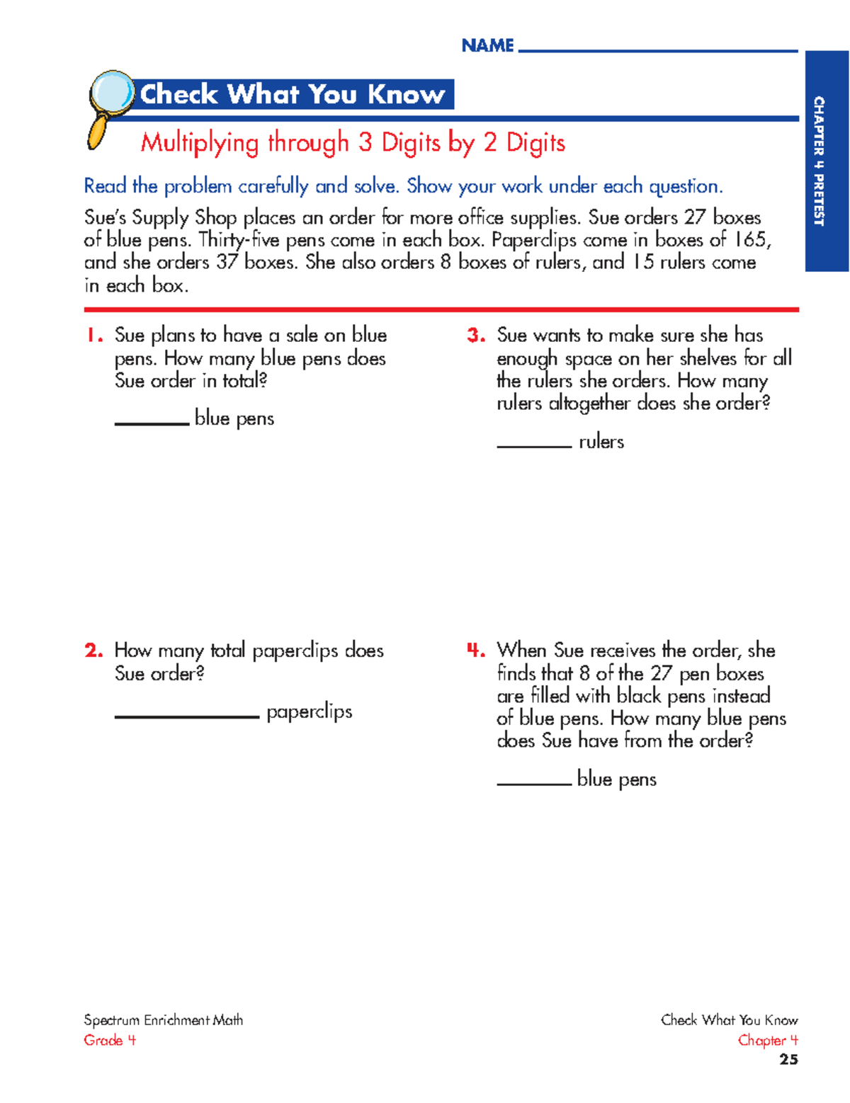 Multiplying 3 Digits by 2 Digits: Grade 4 Math Practice - Studocu