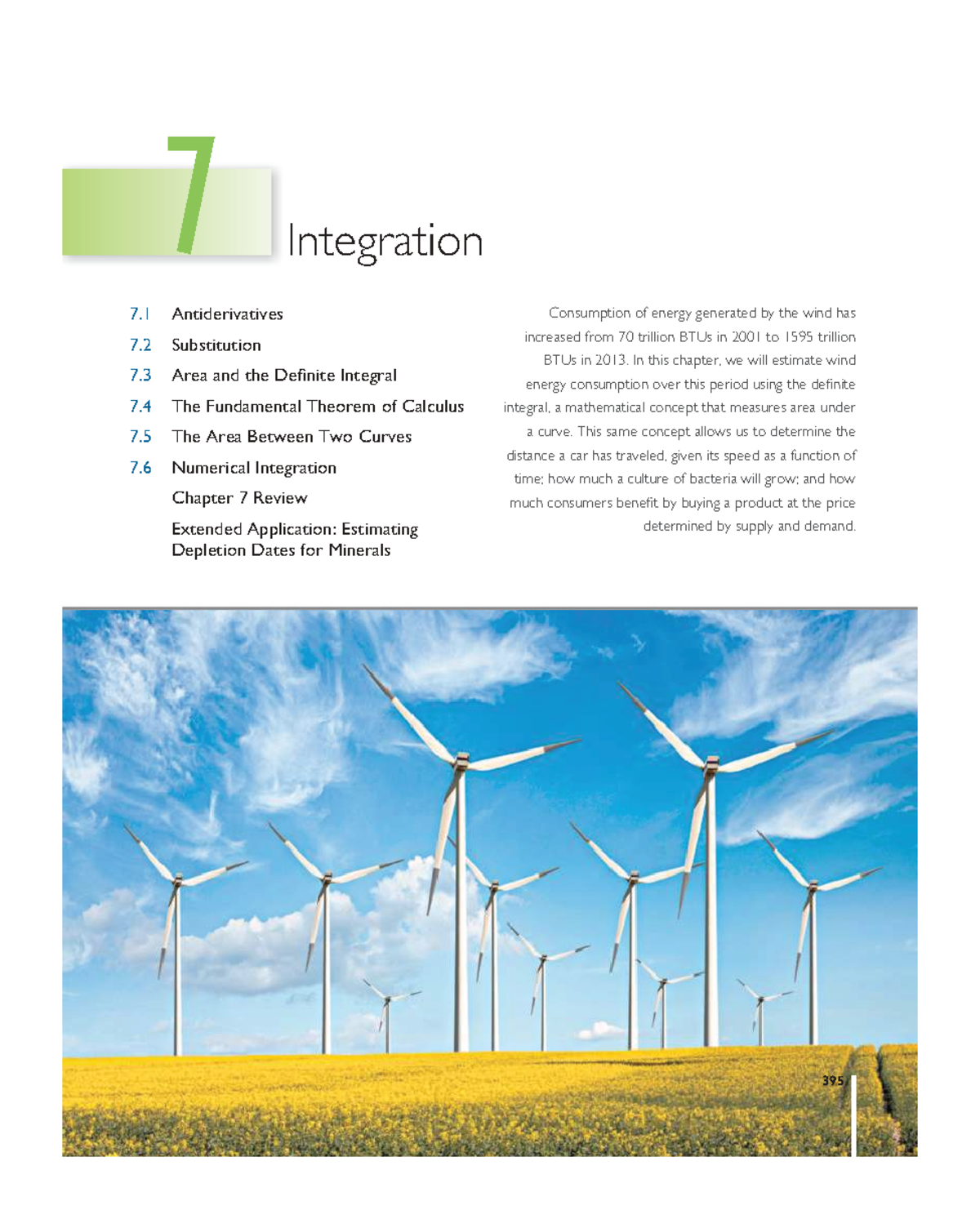 Chapter 7 - Integration: Antiderivatives, Substitution, and ...