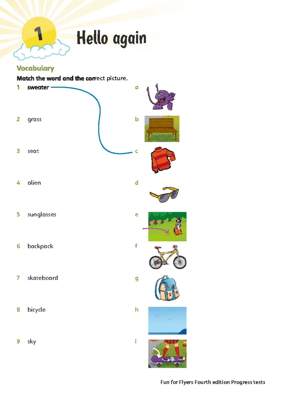 178-7 Fun for Flyers Progress Tests 4th Edition - Vocabulary & Grammar ...